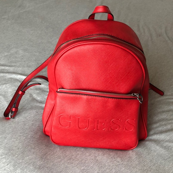 Guess | Bags | Mini Guess Faux Leather Backpack | Poshmark
